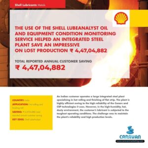 Use of the shell lubeanalyst oil and equipment condition