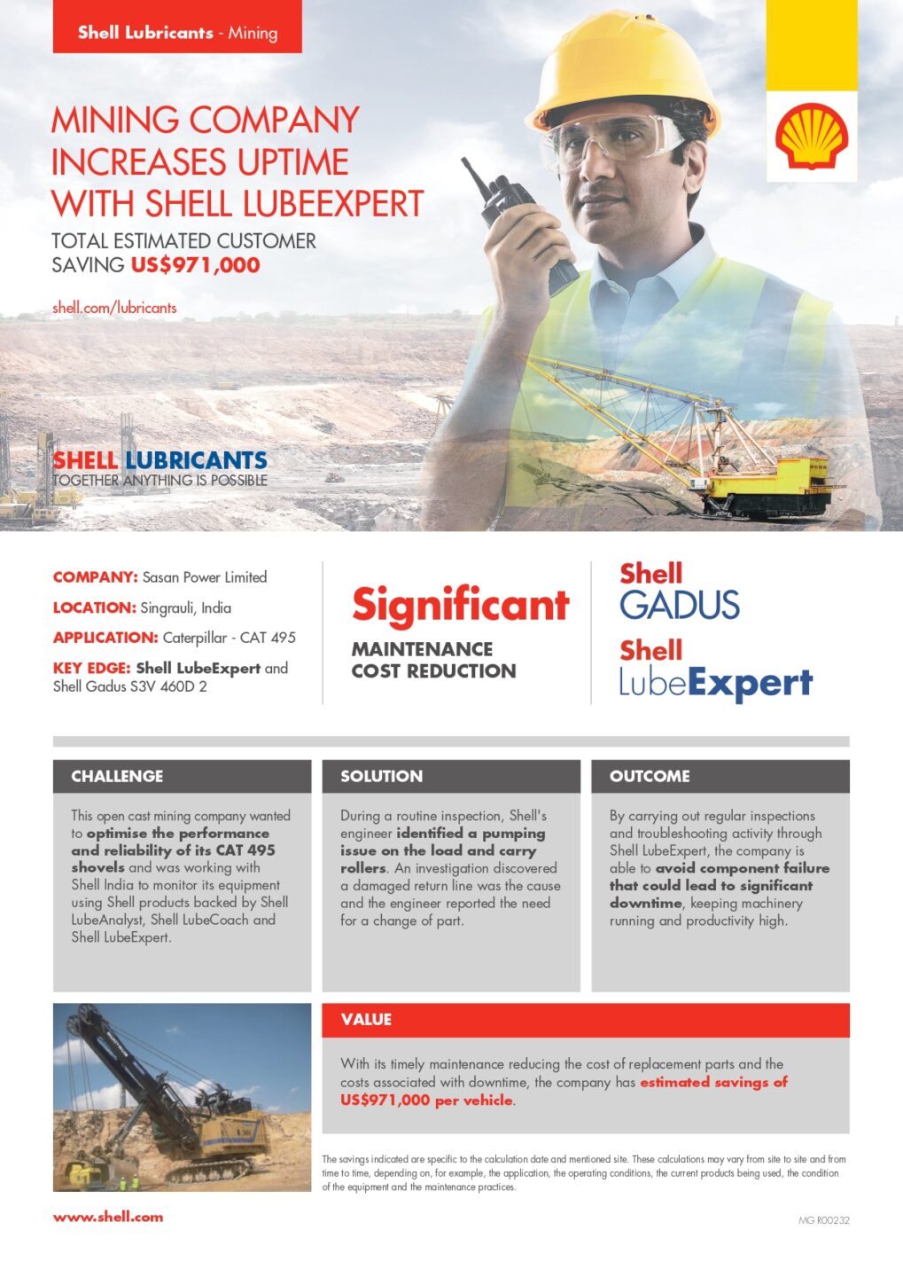 Mining Company Increases Uptime With Shell Lubeexpert Caravan Oils